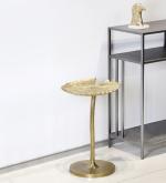 Buy Metalsmith Aluminium Floral Design Side Table| End Table For Office ...