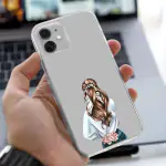 Buy Emble Designer Clear Tranperant Silicone Case For IPhone 12 -Design ...