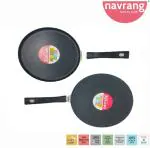 Buy NAVRANG PTFE Non-Stick Blue Aluminium Cookware Sets, pack of 2 ...