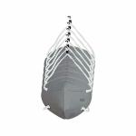 Buy MEELANA Grey Non Woven 5 Layer Fabric Reusable and Washable with Blue Hend Loop N95 Face ...