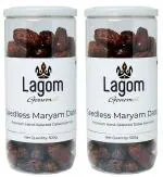 Buy Lagominc Gourmet Seedless Irani Piarom Maryam Dates, 500g (Pack of ...