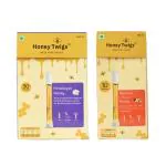 Buy Honey Twigs Himalayan Multi Floral Honey and Turmeric Honey, 320g(240g+ 80g - 40 Twigs ...
