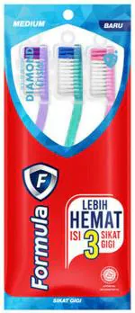 Buy Formula TOOTH BRUSH DIAMOND PACK OF 3 Medium Toothbrush (3 ...