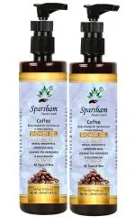Buy Sparsham Pure Natural Coffee Shower Gel Pack of 2 (420ml) Online at ...