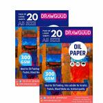 Buy DRAWGUUD A5 White Oil Paper (Pack of 2) Online at Best Prices in ...