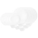 Buy Cello White Opalware Dazzle Plain White Dinner Set (Set Of 18) Online at Best Prices in ...