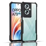 Buy RJR Oppo A79 5G Cover | Camera Protection Shockproof Bumper-Edge | Acrylic Crystal Clear 360 ...
