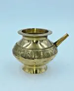 Buy SHLINCO SHLINCO Decorative Design Round Heavy Brass Karwa Chauth ...