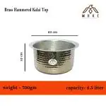 Buy MUKE Brass Hammered Patila, Brass Tope, Brass Cookware, Patila ...
