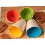 Buy TMF Tapri Chai Glass Ceramic Coffee Mug (180 ml, Pack of 6) Online ...