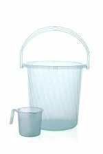 Buy Regalo Strong Plastic Bucket Mug Bathroom Set of 2 for Kitchen ...
