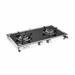Buy CARVES 2 Burner Aura Ignis Steel, Glass Manual Gas Stove. Online at ...
