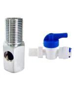 Buy AQUAOCEAN Water Purifier Inlet Valve and SS Coupling Steel Inlet ...