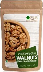 Buy Bliss of Earth 200gm Premium Inidan Walnuts without shell Kernel ...