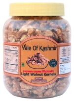 Buy Vale Of Kashmir Kashmiri Walnut Kernels 500 Grams In Food Grade Jar, Light Walnuts Without ...