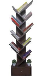 Buy VADIX Wooden Bookcase, Bookrack, Space Saver Engineered Wood Book ...