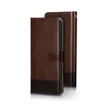 Buy Mobiclonics Dual Colour Flip Cover for Lava Z3 - Brown&Coffee ...