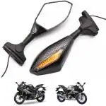 Buy OBEROIS TRADERS R15 V4/M 360 Adjustable Rear View Carbon Mirror ...