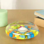 Buy BS AMOR Flower Glass Vase, Urli Bowl Terrarium Succulent Planter ...