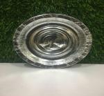 Buy HEERAT PACKAGING Nasta Silver Paper Plate 50 Pieces in 1 pack (pack ...