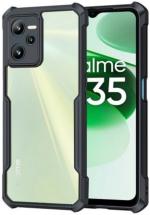 Buy Leyon Black Rubber Back Cover For Realme C35 Online at Best Prices ...