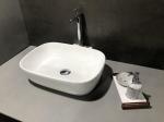 Buy DELTA SANITARYWARE White Ceramic Table Top Designer Wash Basin ...