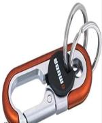 Buy Zep+ Hook Locking Silver Metal key ring Key chain for Bike Car Men ...