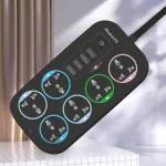 Buy Pick Ur Needs Extension Cord/Board/Power Strip with 4 USB 6 Socket ...