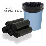 Buy VENIK Black Garbage Bags 19 * 21 Inch Disposable Dustbin Bags ...