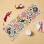 Buy MFU-MADE FOR YOU Beautiful Beaded on Fabric Table Runner ...