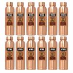 Buy Mr. Copper King CU AQUA 1000 Copper Water Bottle (900ml) 12 Pcs ...