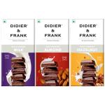 Buy Didier & Frank Chocolate Rich Milk 100g, Roasted Almond 100g ...