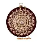 Buy NEEDLEHANDICRAFTS Embroidered Handcrafted Round Box Clutch for ...