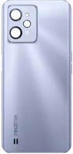 Buy PURPLESAVVY Light Silver Plastic Back Panel For Realme C31 Online ...
