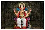 Buy Sticker Studio PVC Vinyl Lalbaug Cha Raja Wall Poster 36 X 24 inch ...