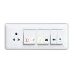 Buy CLICKEDIN 1.5 cm Switch Board Stickers For Home Fan, Light, TV, Etc ...