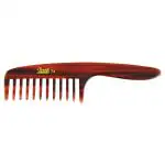 Buy Roots - Brown Comb For Hair - Wide Tooth Comb - Comb With Handle ...