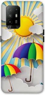 Buy SARTOOLIYA Oppo F19 Pro Plus Multicolor Plastic Umbrella Lover ...