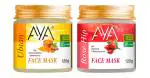 Buy AYA set of 2 Ubtan Face Mask & Rosehip Face Mask 120g+120g | No ...