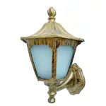 Buy Kiyah lights Aluminium Antique Gold Standard Gate Light | KLW09 ...