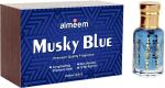 Buy Almeem Musky Blue Musk Arabia, Blue Lotus Floral Attar for Men and ...