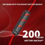Buy U&I Red In The Ear Lord Series 200 Hours Battery Backup Bluetooth ...