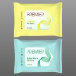 Buy Premier 25 Wipes Anti Bacteria Alcohol Free Soft febric Cleaning ...