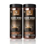 Buy BEVZILLA Pack of 2 200 Gram Dark Wish Dark Roast 100% Arabica ...