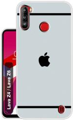 Buy Case Club Silver Silicon Grip Case Back Cover For Lava Z4, Lava Z6 ...