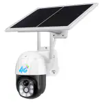 Buy OneXsale 4G Sim Solar PTZ IP66 Live View Two-Way Audio Color Night ...