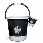 Buy Regalo 2 PC Bucket Set, 16ltr (16_2pc_oldGrey) Online at Best ...