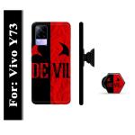 Buy Mobi Elite Devil Printed Hard Back Case with Mobile Holder, Pop ...