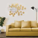 Buy Eternal Interiors Hanging Metal Modern Art Wall Decor Artifact Gold ...