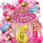 Buy House of Banter Princess Theme Birthday Decoration for Girls 70pc ...